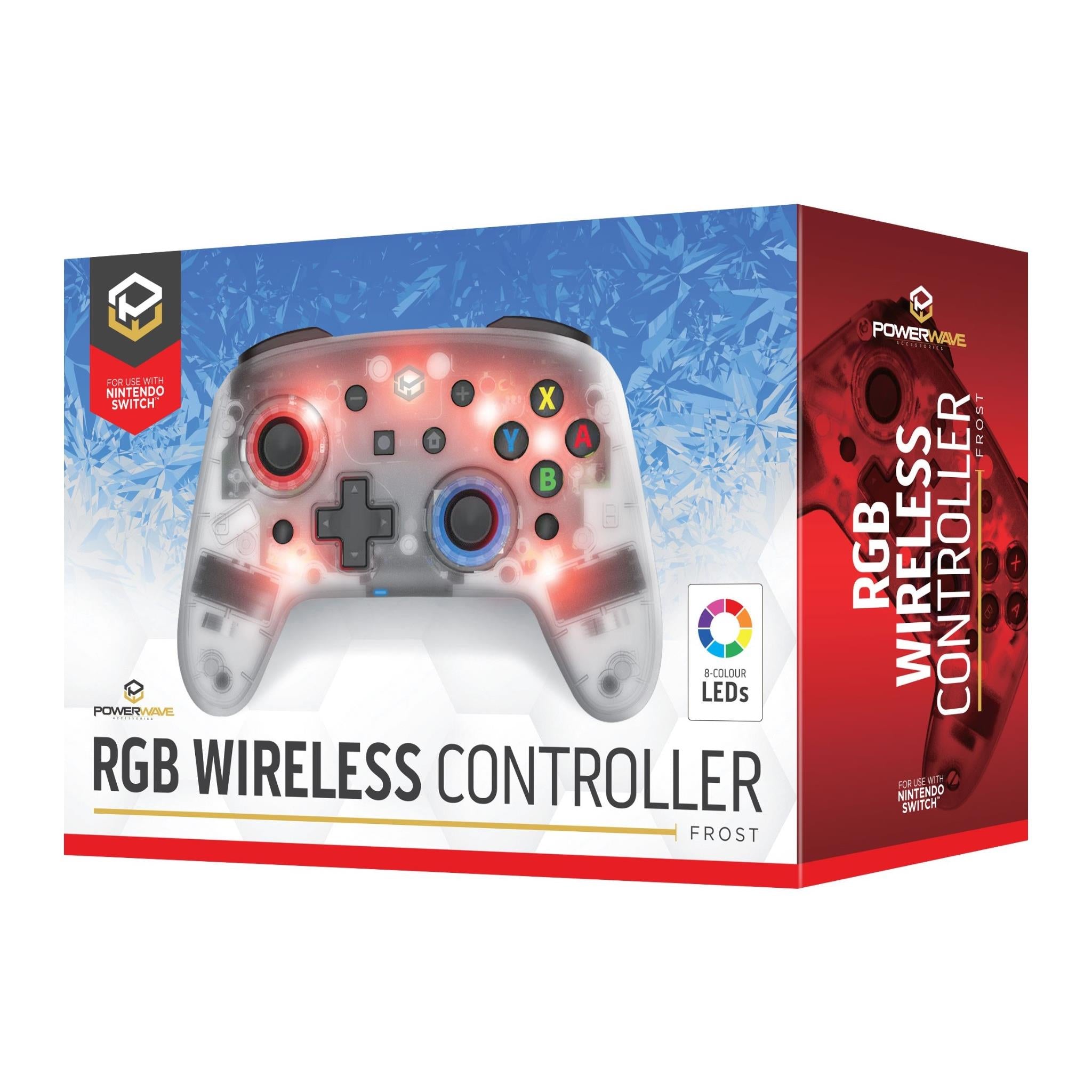 Powerwave Switch RGB Wireless Controller (Frost)